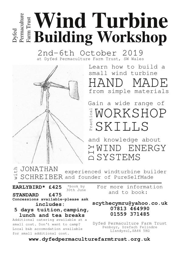 Wind Turbine Building Workshop | Dyfed Permaculture Farm Trust