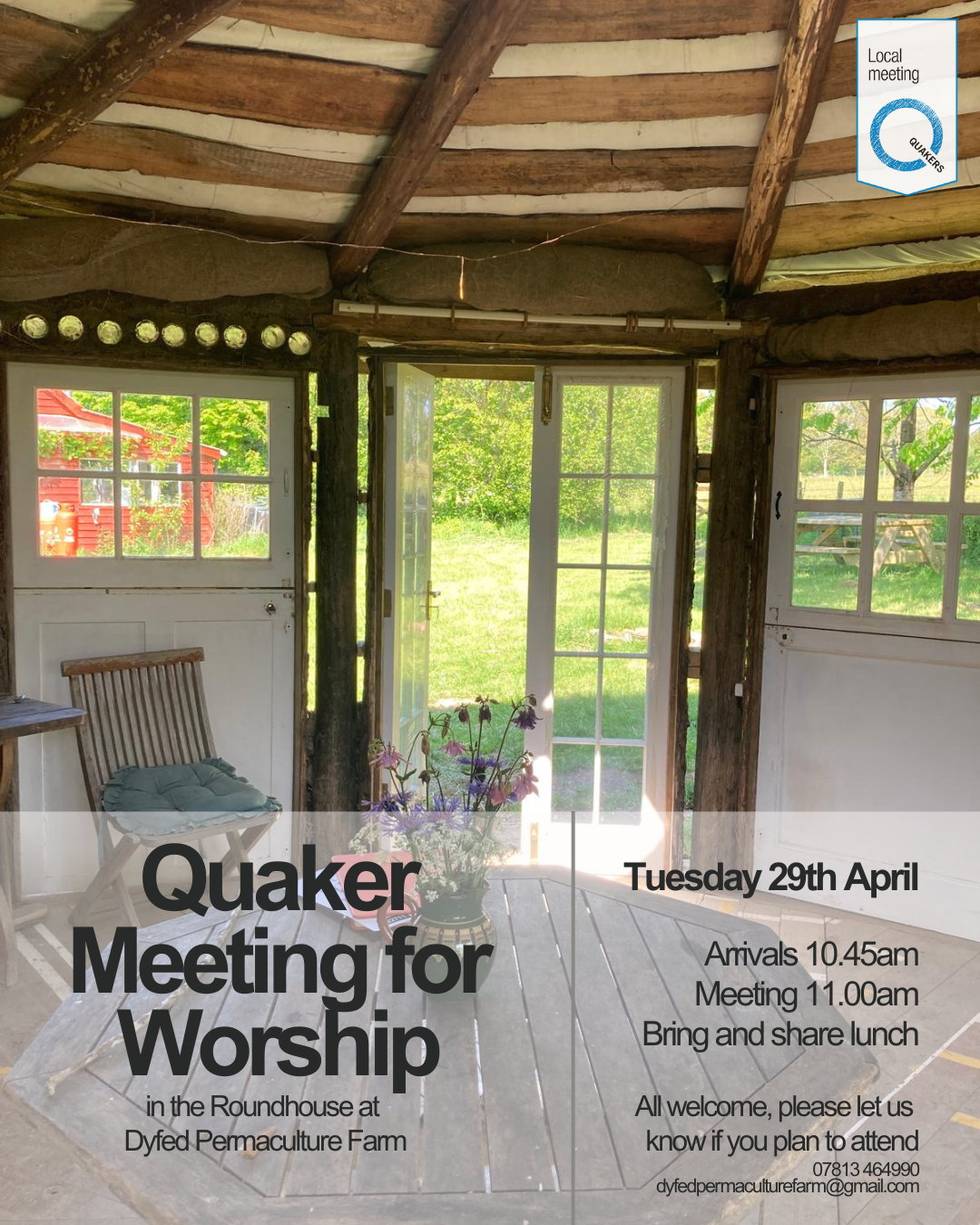 Quaker Meeting in the Roundhouse